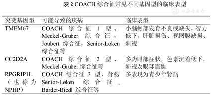 新TMEM67基因突变致COACH综合征1例 - 中国临床案例成果数据库
