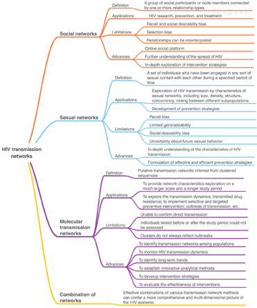 Advances in research of HIV transmission networks