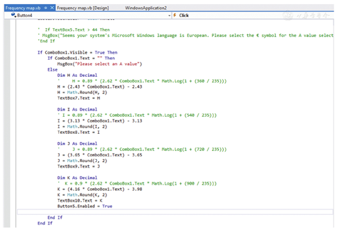 Research software in cochlear duct length estimation, Greenwood frequency mapping and CI ...