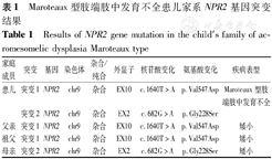 NPR2基因突变致Maroteaux型肢端肢中发育不全1例 - 中华实用儿科临床杂志